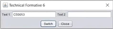 Solved Create A Java Swing Application That Has The