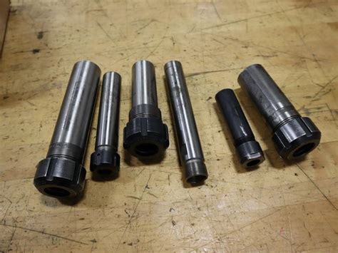 Machines Used Assorted Collet Holders