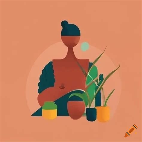 Minimalistic Vector Art Of Modern Farming On Craiyon