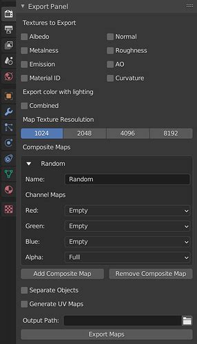 Blender Texture Exporter 20 Released 28 Released Scripts And Themes Blender Artists