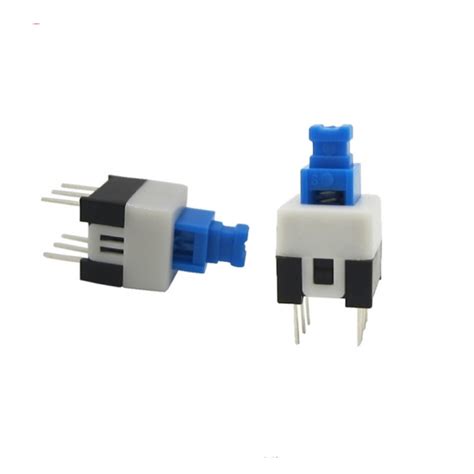 Wholesale 7mm Latching Auto Lock And Non Lock Momentary Push Button Switch 7mm Latching Auto