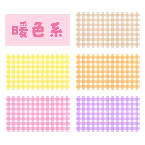 ギンガムチェック柄背景 ちさ屋 Booth