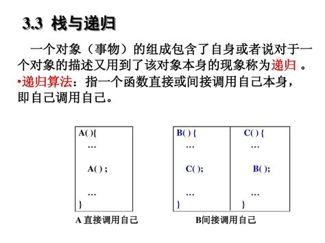 数据结构 课件 第三章 栈与递归word文档在线阅读与下载免费文档 数据结构 课件 第三章 栈与递归word文档在线阅读与下载免费文档