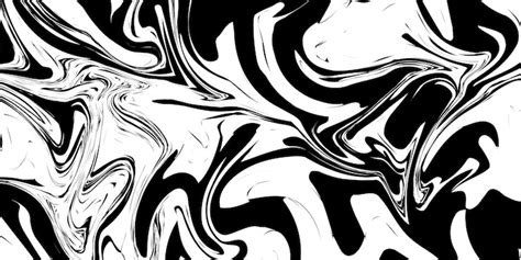 Premium Vector Black And White Liquid Abstract Background