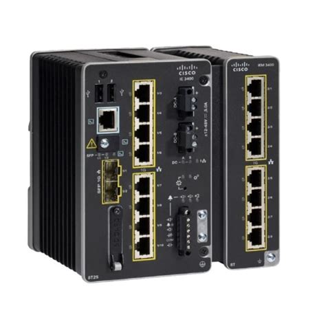 Cisco Catalyst Ie 3400 8p2s A Rugged 8 Port Poe Industrial Ethernet