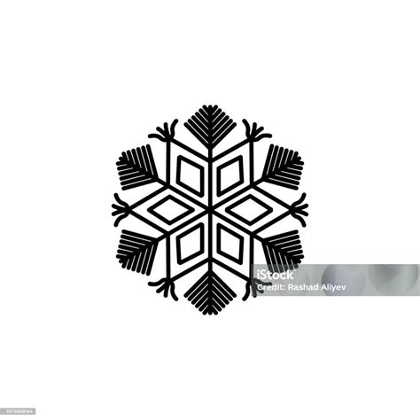 눈송이 아이콘 크리스마스와 겨울 테마입니다 간단한 개요 그림 12월에 대한 스톡 벡터 아트 및 기타 이미지 12월 1월 겨울 Istock