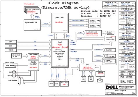 DELL INSPIRON N4050 WISTRON ENRICO CARUSO 14 REV A00 SCH Service Manual Download Schematics