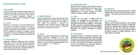 La Alianza Por Nuestra Tortilla El Poder Del Consumidor