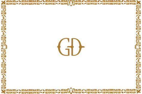 Golden Patterns On Elegant Rectangular Frame Premium Ai Generated Image