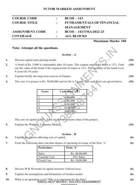 IGNOU BCOE SOLVED ASSIGNMENT ENGLISH MEDIUM