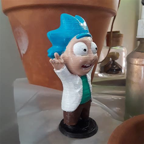 3d Printable Tiny Rick 3d Files By 3d Print Guy
