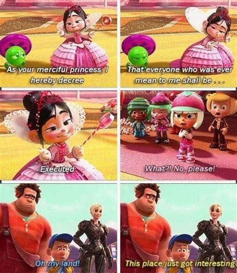 Pin By Llitastar On Princesa Vanellope Funny Disney Memes Funny