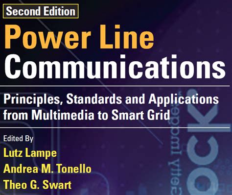Power Line Communications Book Andrea M Tonello