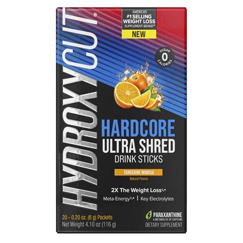 Customer Reviews For Hydroxycut Hardcore Ultra Shred Weight Loss Drink Mix Thermogenic