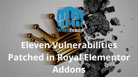 Eleven Vulnerabilities Patched In Royal Elementor Addons