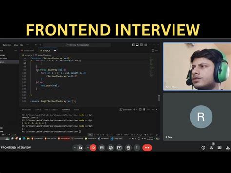 Insights From A Front End Developer Interview Reactjs Javascript And