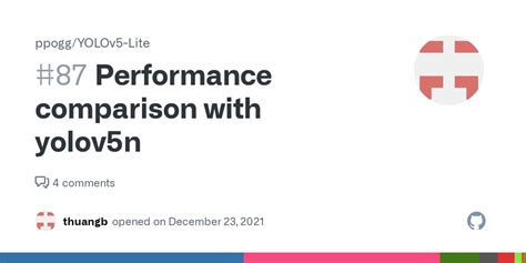 performance comparison with yolov5n · issue 87 · ppogg yolov5 lite