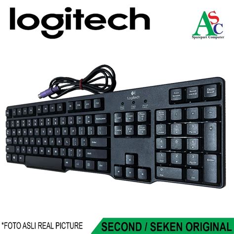 Jual Keyboard Logitech Ps2 Colokan Bulat Second Copotan Shopee Indonesia