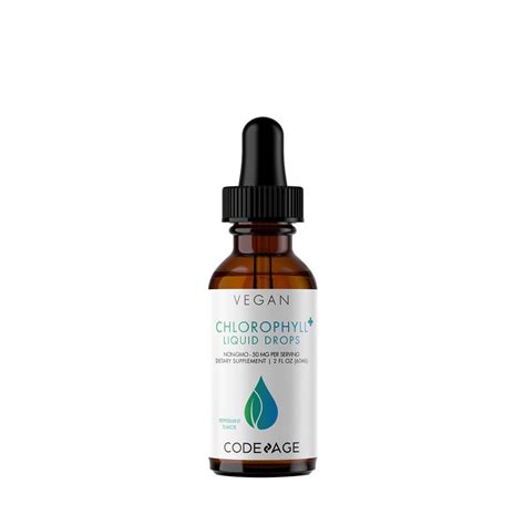 gnc codeage chlorophyll liquid drops 50 mg gluten free peppermint