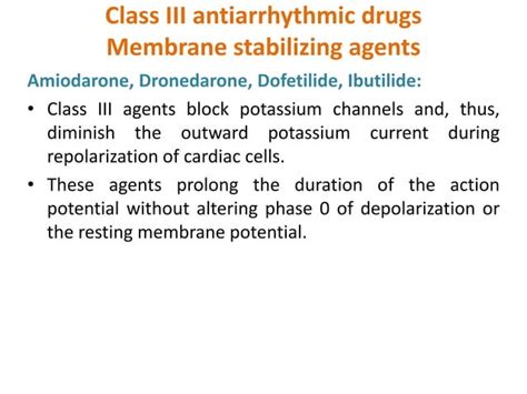 Antiarrhythmic Agent Ppt