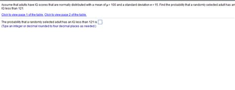 Solved Assume That Adults Have Iq Scores That Are Normally