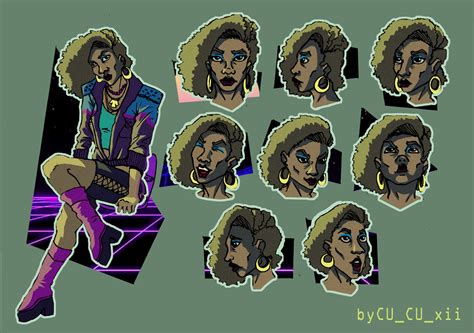 Artstation 80s Inspired Character Design