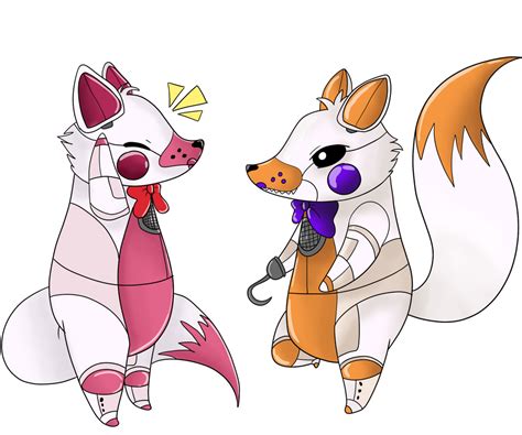 Funtime Foxy And Lolbit By Kookypokedul On Deviantart