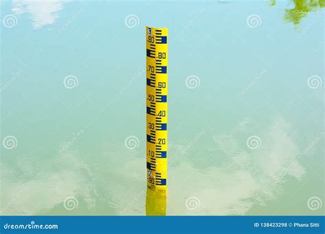 Water Level Measurement Stock Photo Image Of Monitor 138423298