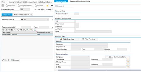 Mapping Of Address Data Between Business Partner A Sap Community