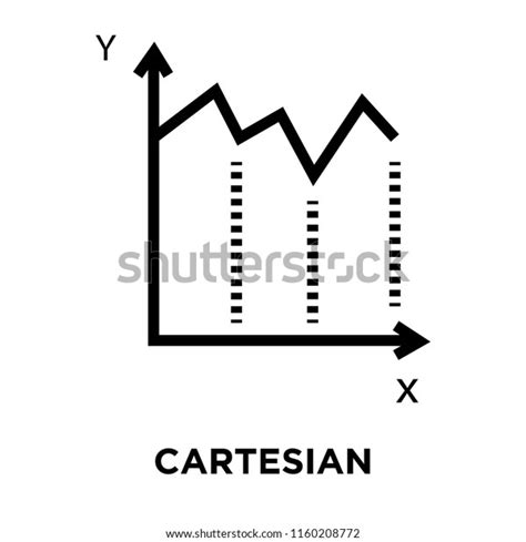 Cartesian Coordinate System Icon Vector Isolated Stock Vector Royalty Free 1160208772