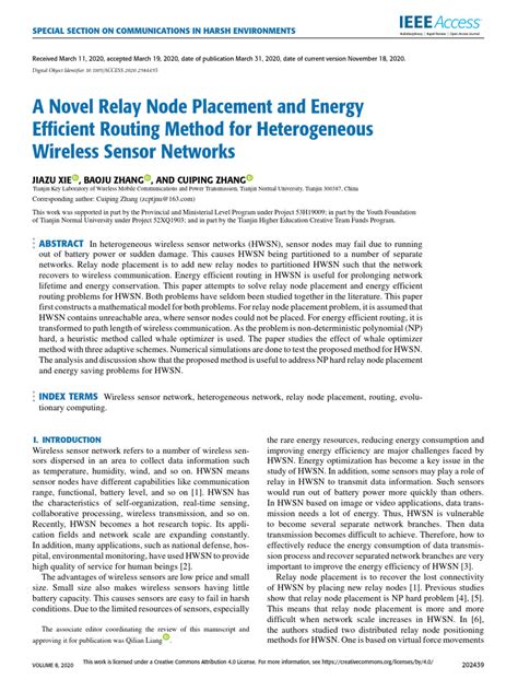 a novel relay node placement and energy efficient routing method for