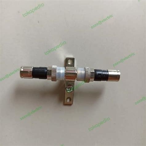 Jual Konektor Sambungan Kabel Rg Pakai Kaki Jack Konektor F Compression Hitam Karet Kota
