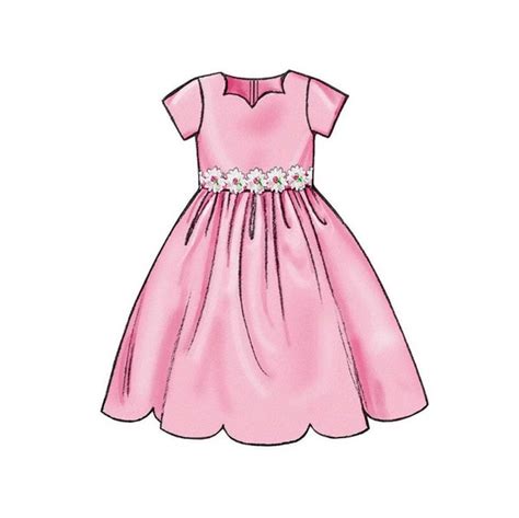 Платье картинка для детей на прозрачном фоне