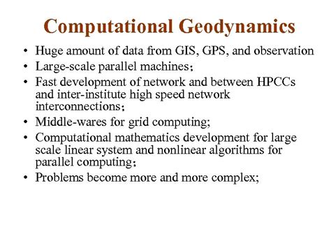 Laboratory Of Computational Geodynamics Graduate University Of Chinese