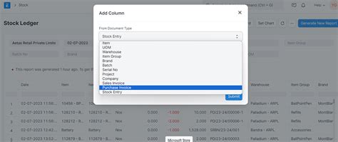 In Standard Reports Or Default Report Of Erpnext Need An Option To