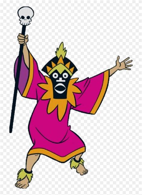 Voodoo Clipart Scooby Doo Witch Doctor From Scooby Doo Png Download