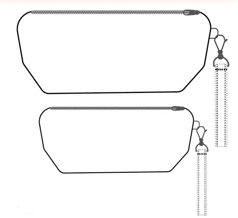 rivet patterns prelude zip pouch