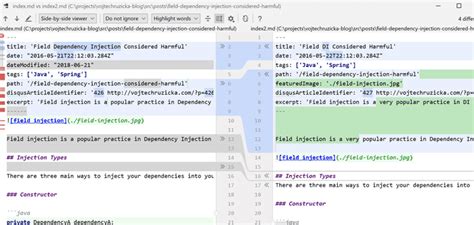 Comparing Files And Folders In Intellij Idea Vojtech Ruzickas