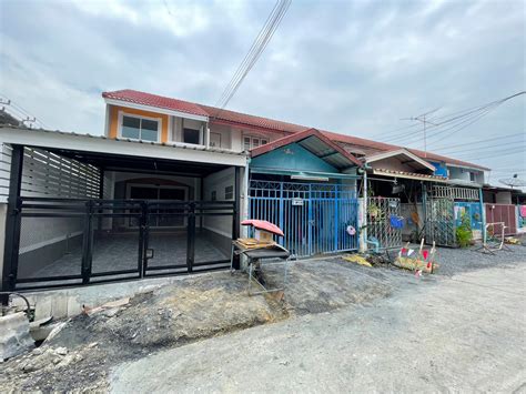 ขายทาวน์เฮ้าส์ติดถนนเทพารักษ์ นิคมบางพลี บางบ่อ เชื่อมถนนบางนาตราด หลังใหญ่ แต่งสวย หมู่บ้านเสรี