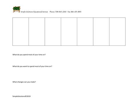 Time Analysis Form PPT