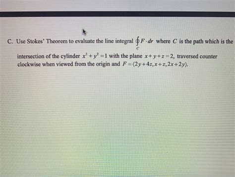 Solved Question 6 5 Pts Each A Use Greens Theorem To
