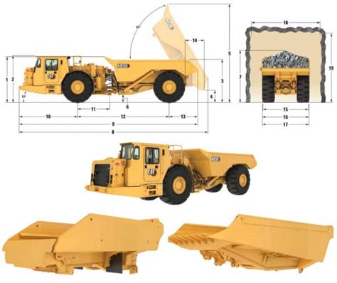 Cat Ad30 Underground Truck Specs Weight And Dimensions Codeready