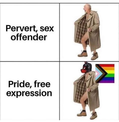 Jacob🇨🇦 On Twitter 我不懂的是：为什么传统的“露阴癖”是属于变态的范畴，而只要加上一个彩虹标志，怎么就变成骄傲的“自由表达”了呢？ 难道之前的淫秽行为是因为缺少“色彩”？🧐