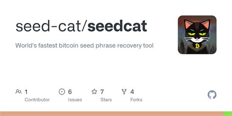 Github Seed Catseedcat Worlds Fastest Bitcoin Seed Phrase Recovery