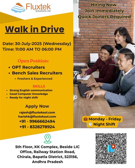 Walkindrive Hiringnow Chiralajobs Bapatlajobs Parchurjobs