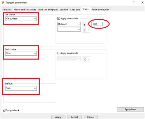 Toolpath Links Are Lifting Too High In PowerMill