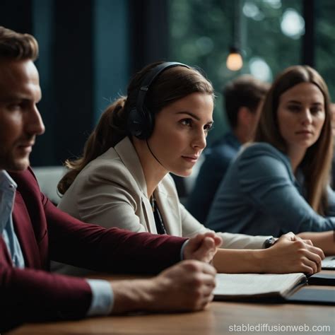 Different Social Classes Discussing To Solve Common Problem Stable