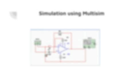 Solution Op Amp Differentiator Circuit Analysis Simulation Using Multisim Input Output Wave