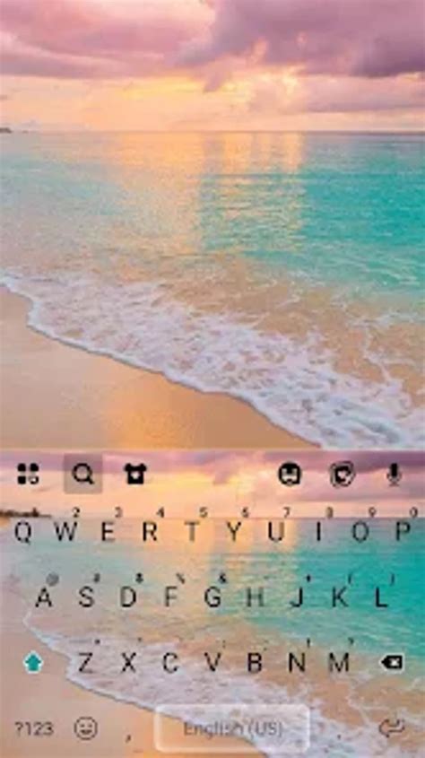 Beach Sunset Keyboard Backgrou For Android Download