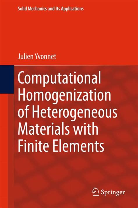 Computational Homogenization Of Heterogeneous Materials With Finite Elements 1st Edition By